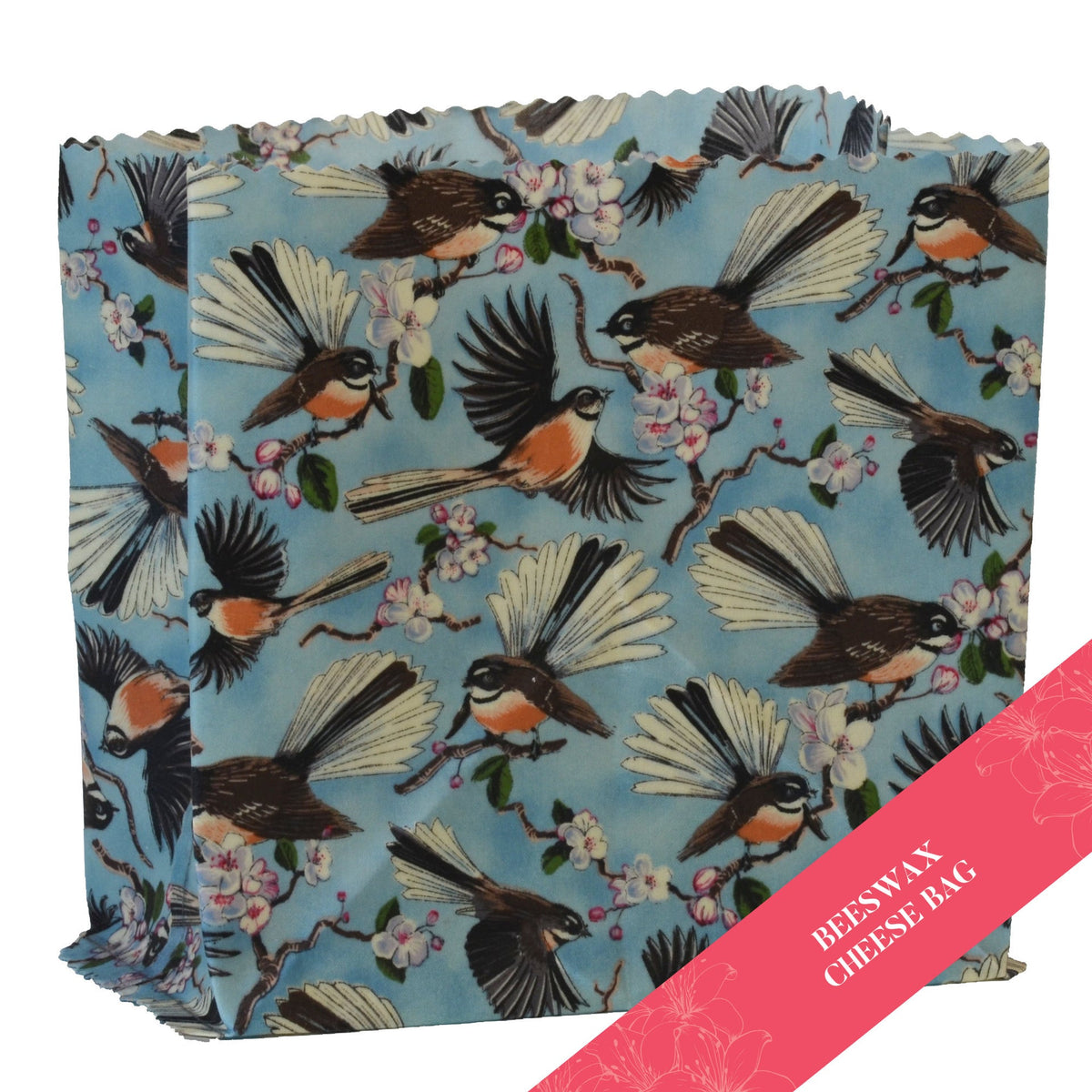 Fantails and Apple Blossoms Cheese Bag – Dee's Bees NZ