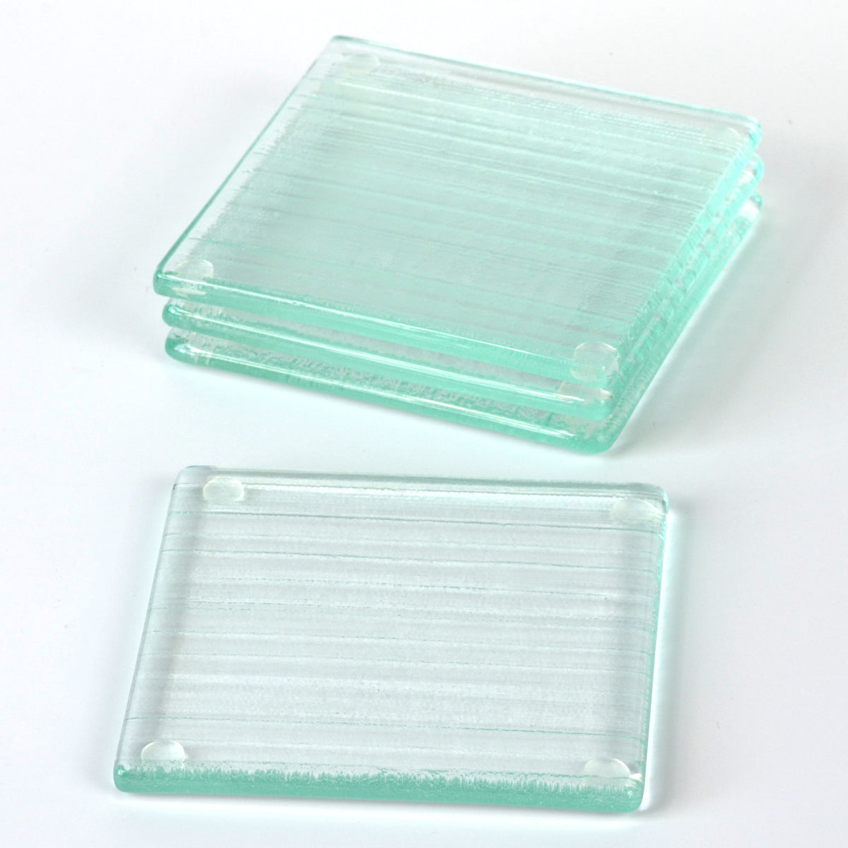 Strata - Set of 4 Glass Coasters – Dee's Bees NZ