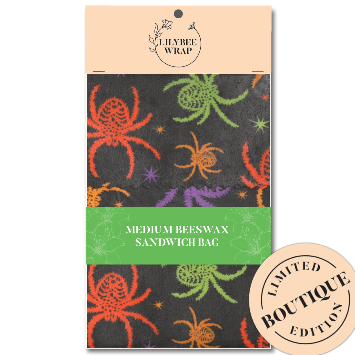 Incey Wincey Spiders - medium sandwich bag – Dee's Bees NZ